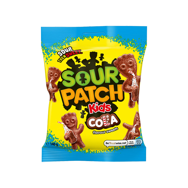 Sour Patch Kids Cola (140 g) - Caramelle aspre gusto Cola - Dave's ...